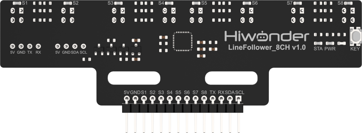 2. Quick Start — 8-ch Line Follower v1.0 documentation