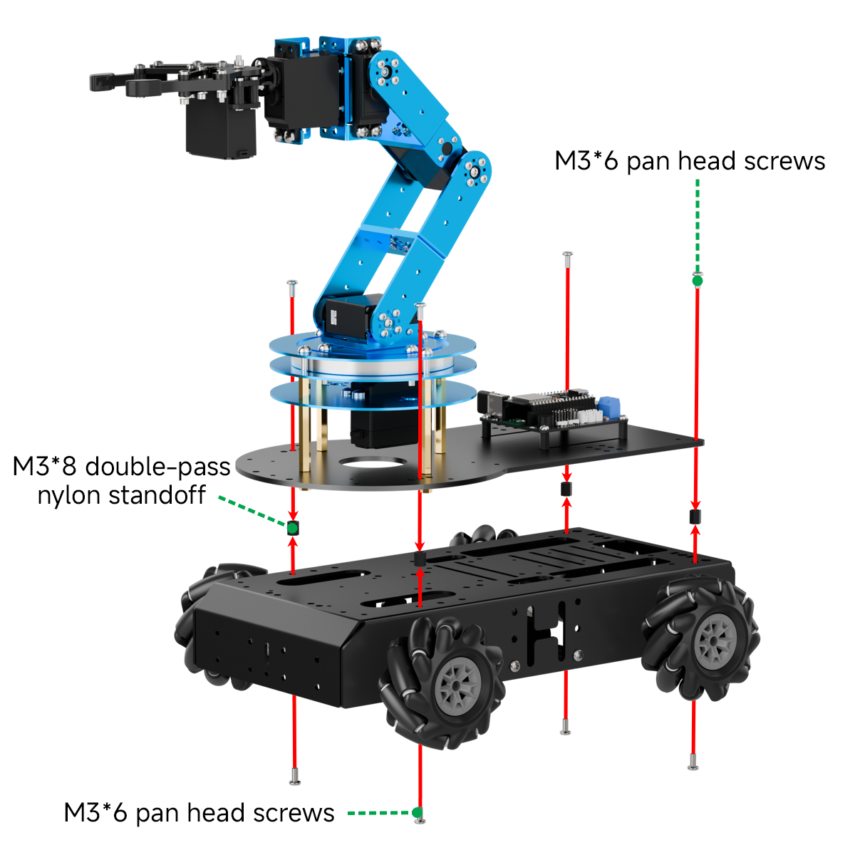 13. LeArm AI + Mecanum Wheel Chassis Course — LeArm AI v1.0 documentation