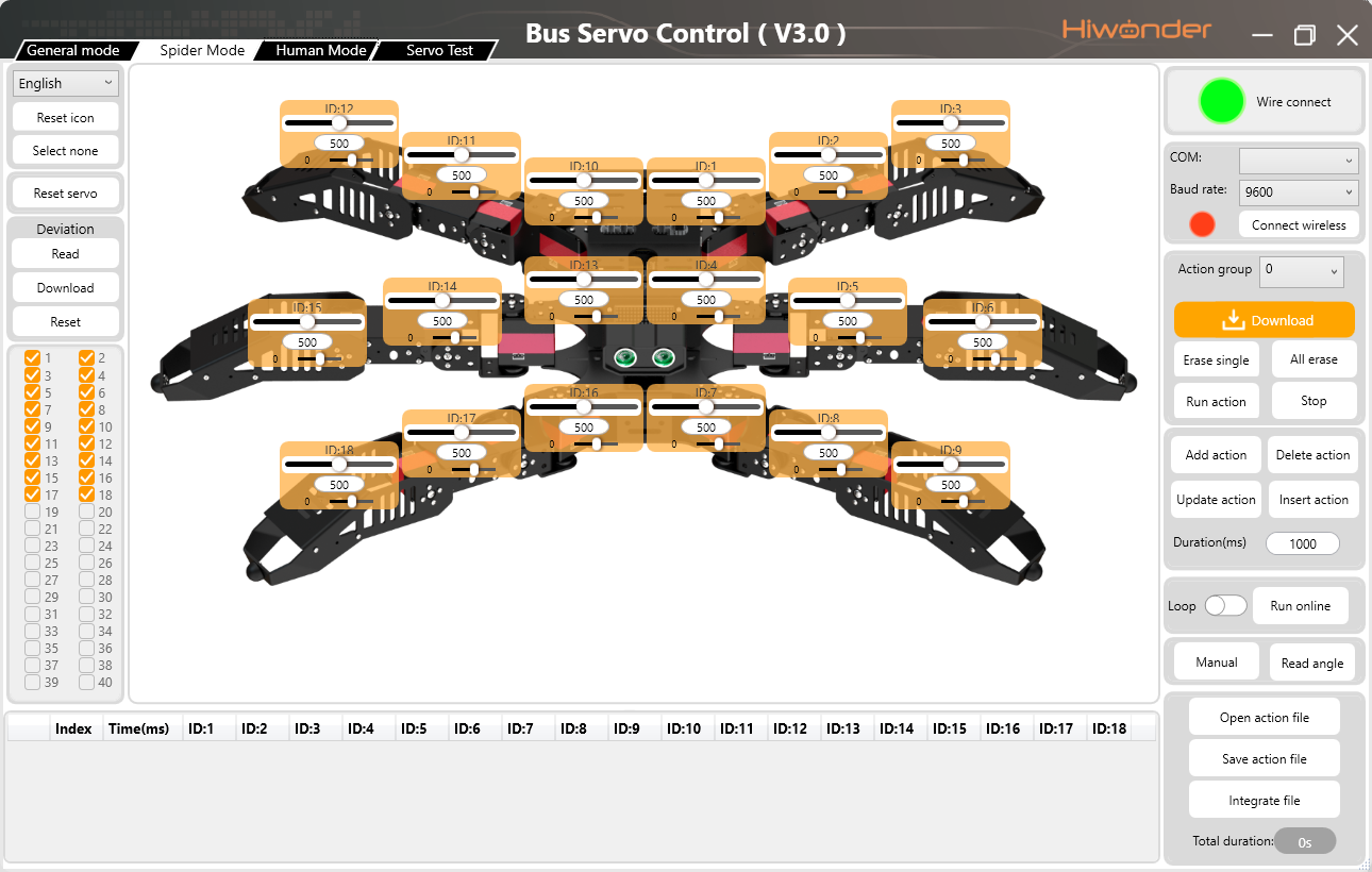 3. PC Software Control — Spiderbot v1.0 documentation